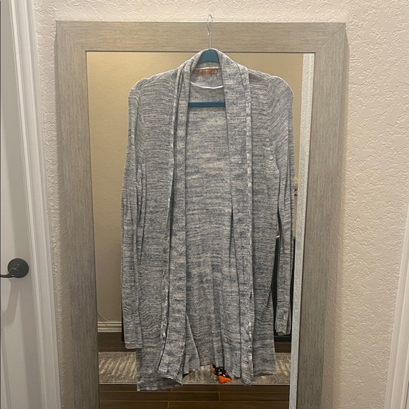 Belldini | Sweaters | Belldini Textured Knit Cardigan In Gray | Poshmark